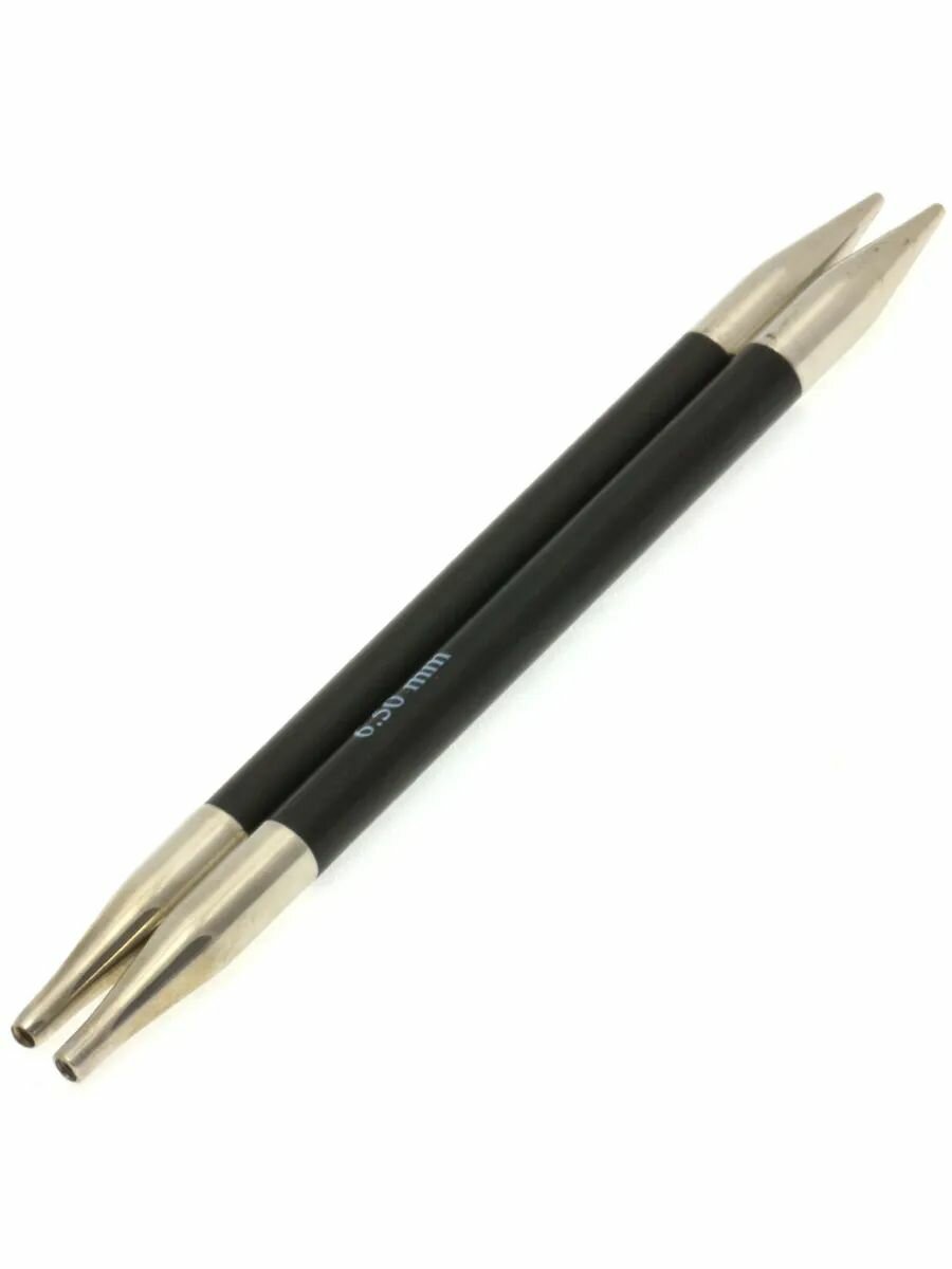 Спицы для вязания Lana Grossa разъемные, карбоновые 6,5 мм, 11,5 см