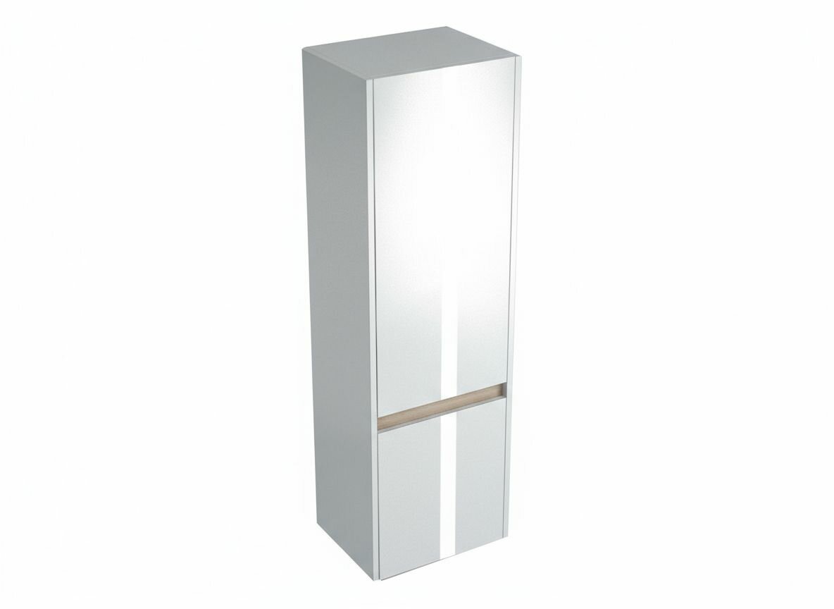 Шкаф-пенал Aquanet Buongiorno 35 BGN.120.2 WHT белый – шкаф для ванной комнаты
