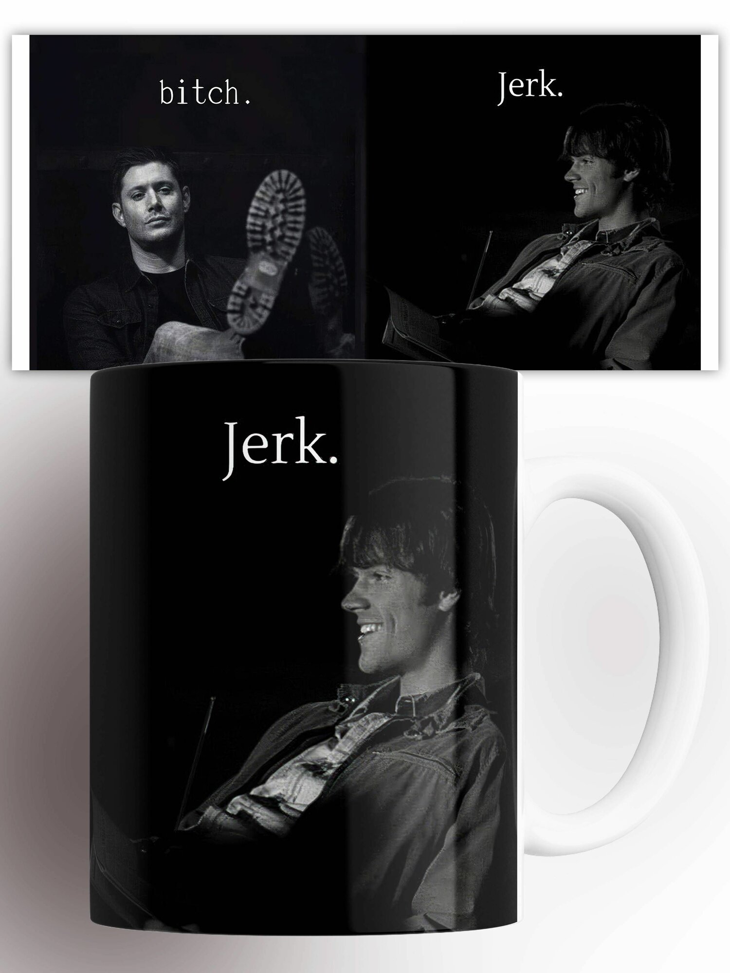 Кружка сериал Сверхъестественное Дин и Сэм 330 мл