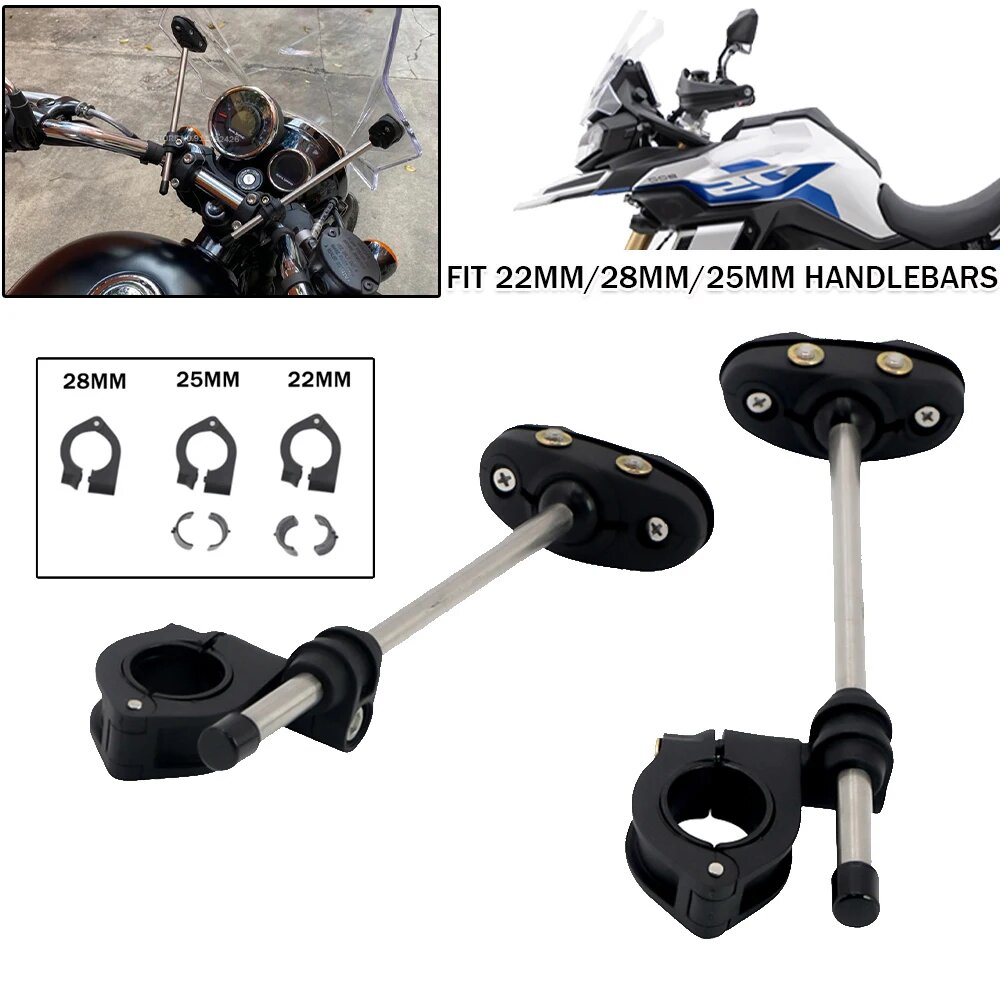 Регулируемый кронштейн для лобового стекла мотоцикла для мотоцикла 22 мм 25 мм 28 мм, крепление для лобового стекла на руль для BMW F900R для VOGE