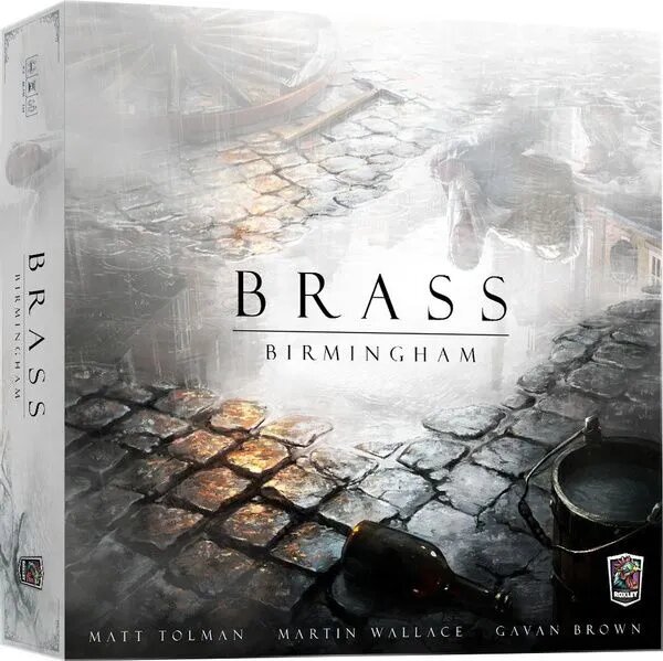 Настольная игра xiaoyatou "Brass Бирмингем", черно-серая, стратегия