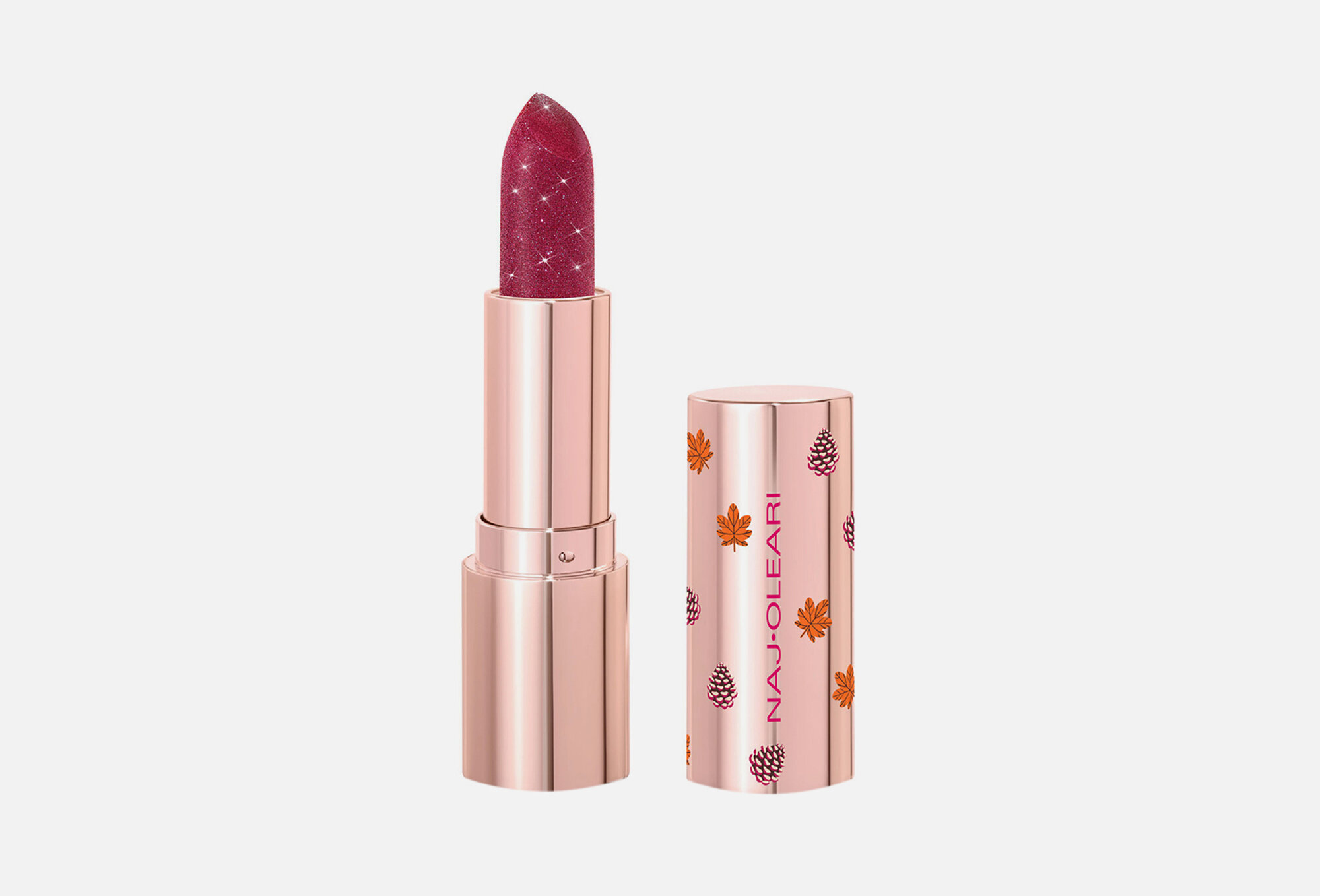 Помада для губ с мерцающим финишем NAJ OLEARI STARDUST GLITTER 3.5 г 02, Sparkling Pink