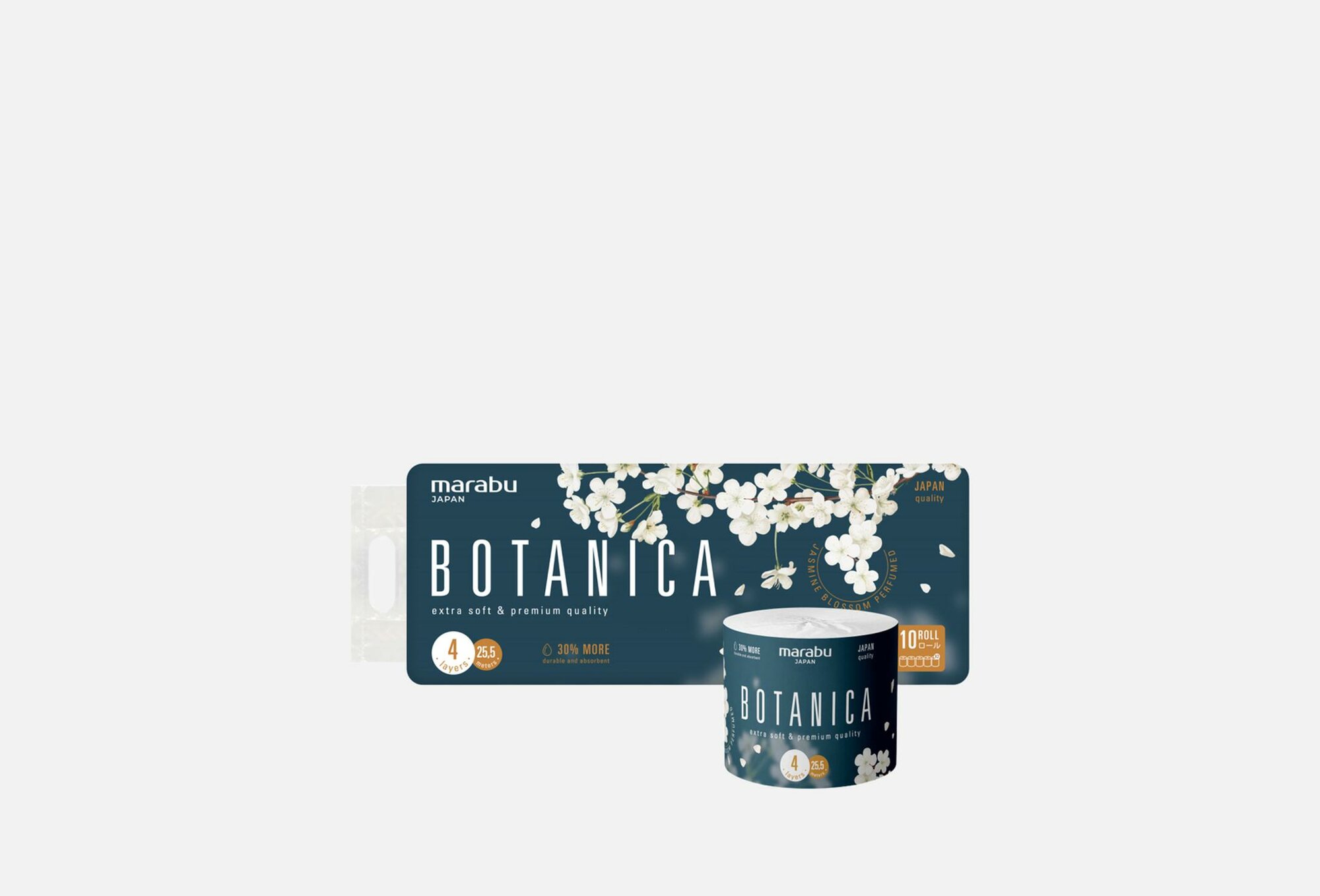 Туалетная бумага MARABU Botanica, 4-слойная