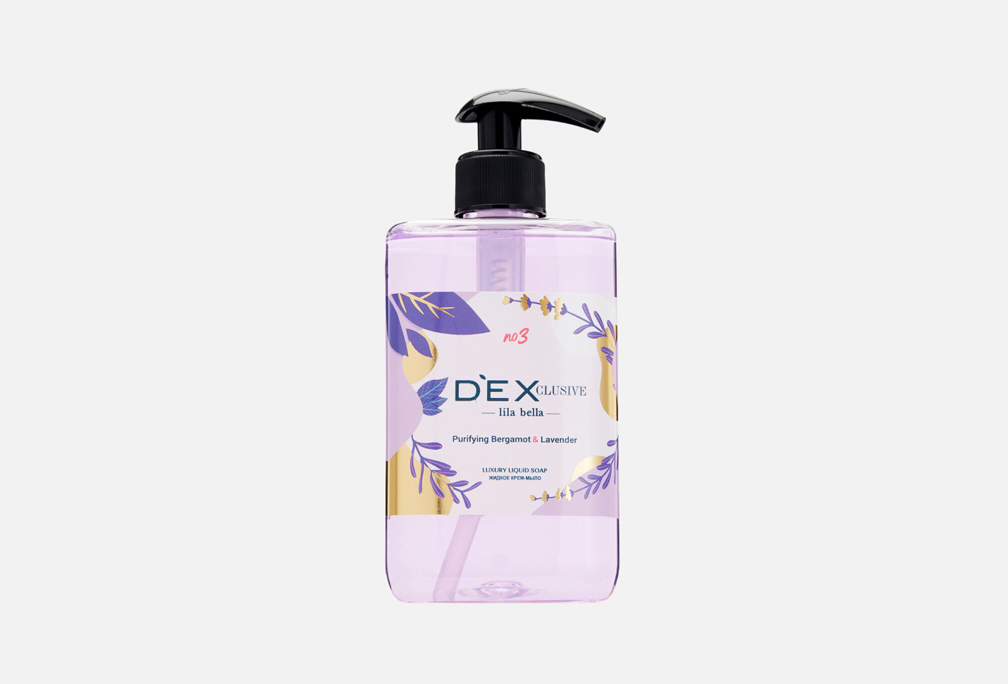 Жидкое крем-мыло DEXCLUSIVE Luxury Liquid Soap Lila Bella 500 мл