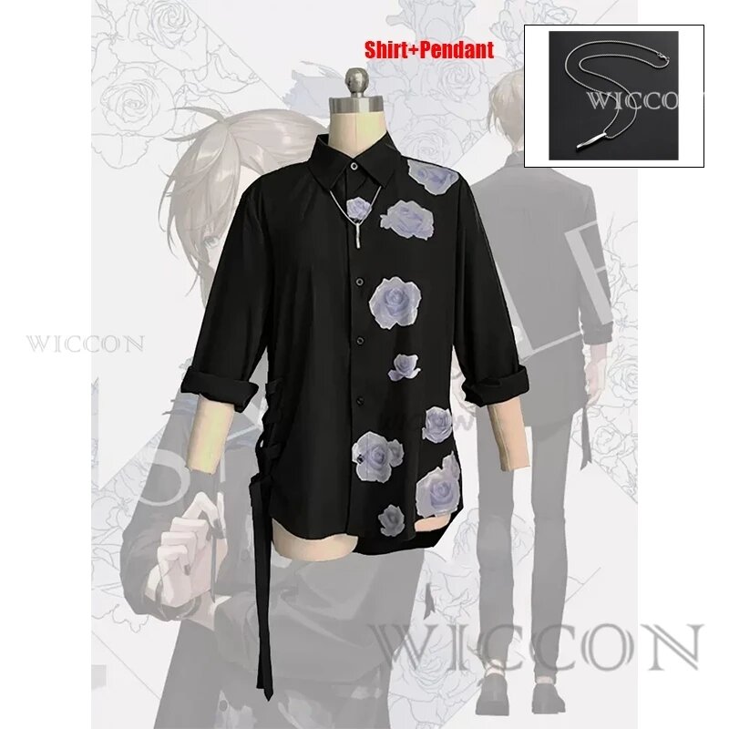 Косплей костюм Vtuber Kanae черный M, C-shirt Pendant