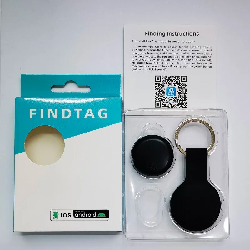 Megenie Global Tracker Locator AK black ios android