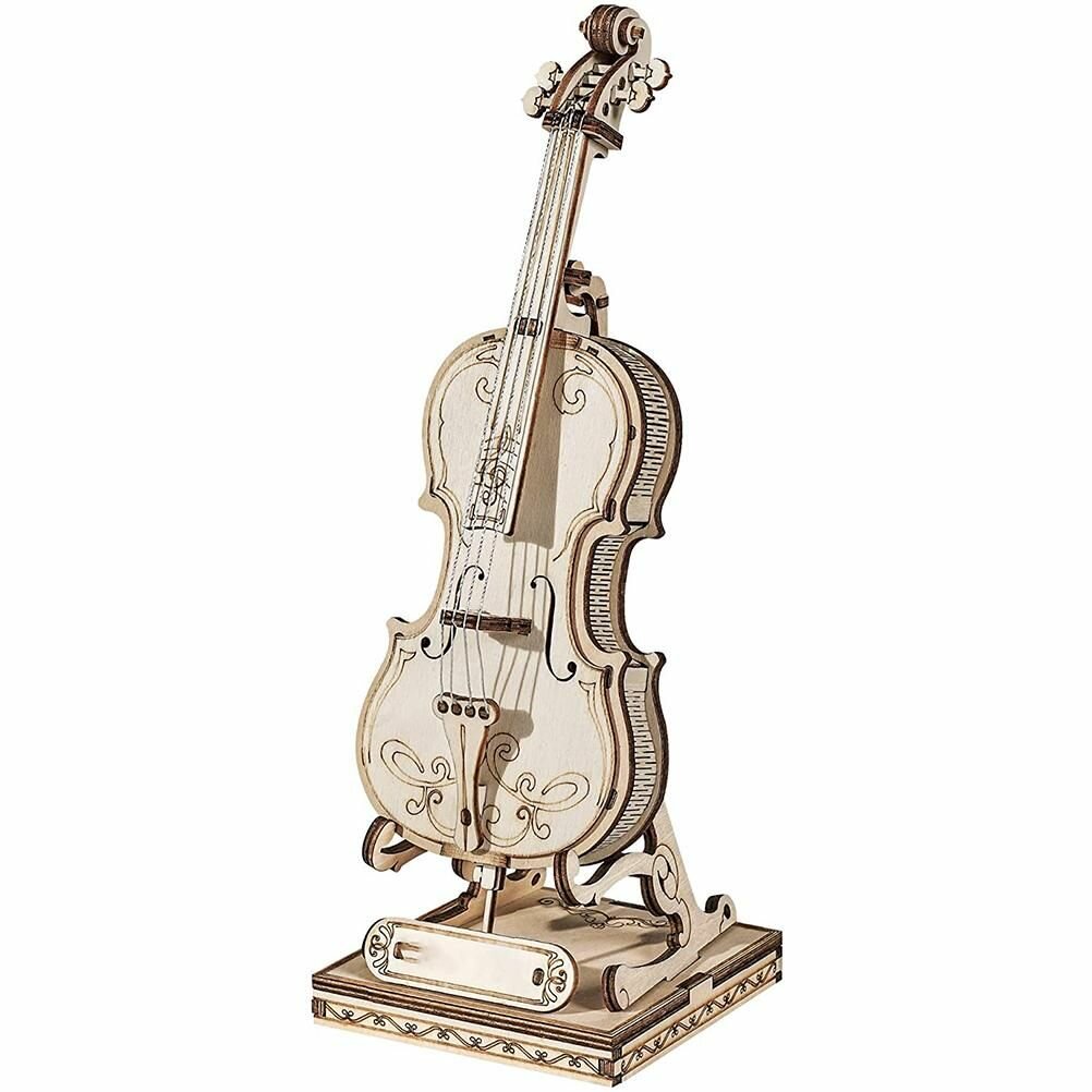 3D деревянные головоломки, наборы моделей для мальчиков и девочек, наборы для сборки моделей сделай сам , деревянный музыкальный инструмент, игрушка-головоломка