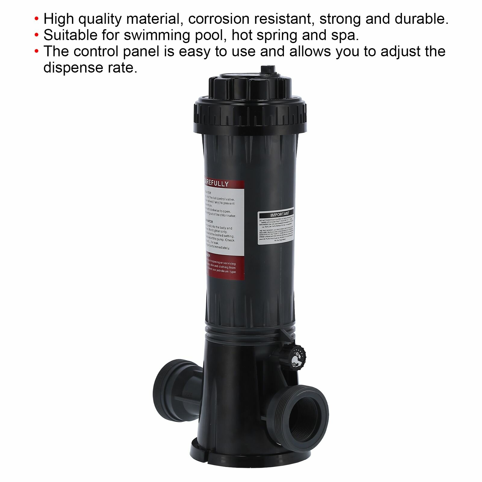 Автоматический дозатор химикатов, хлоратор, дозатор хлора, оборудование для очистки бассейна