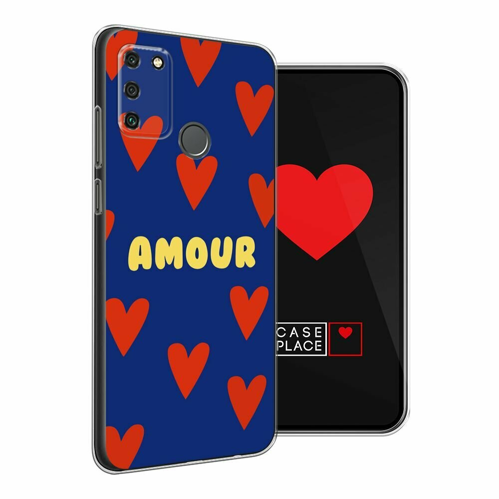 Чехол на Honor 9A / Хонор 9А с принтом "Amour art - 14 февраля" — фото 1