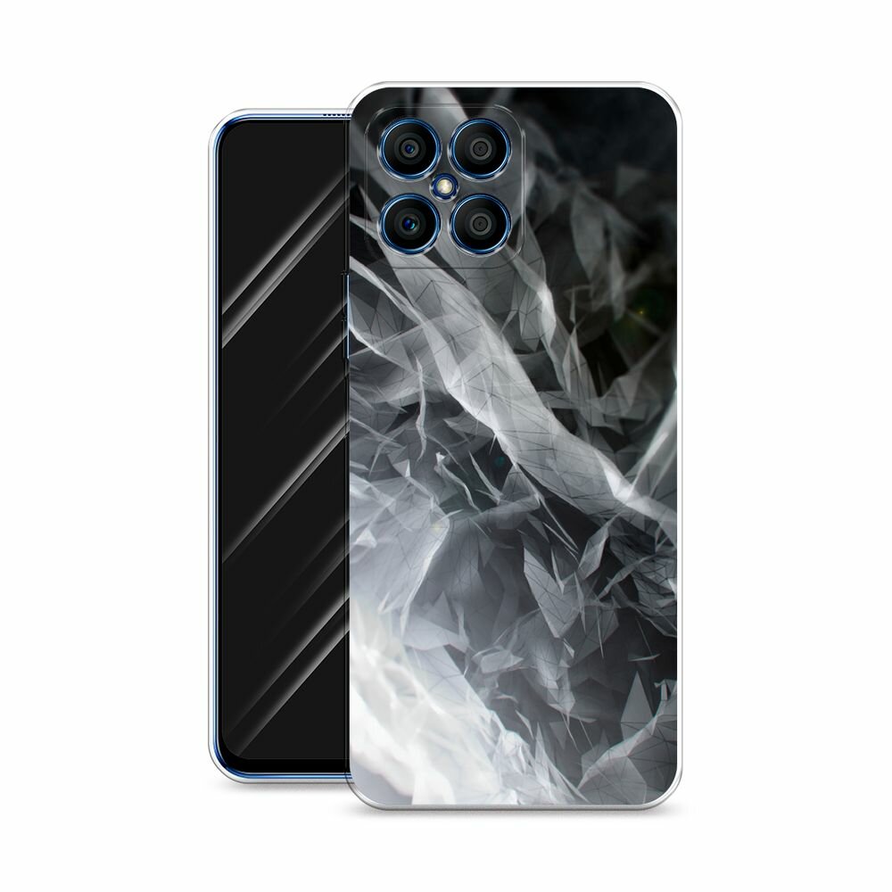 Силиконовый чехол на Honor X8 / Хуавей X8 с принтом "Абстракция 9" — фото 1