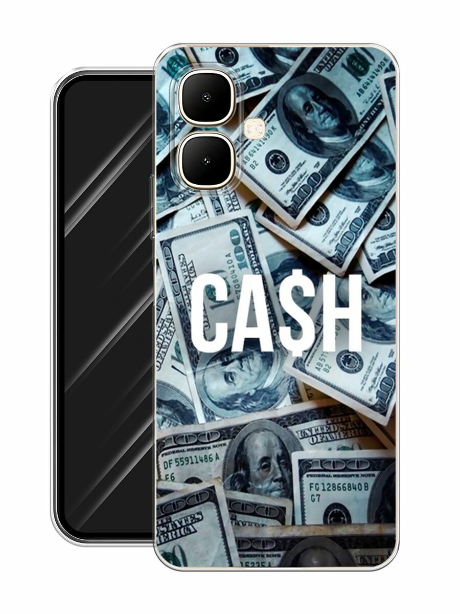Чехол на Infinix Smart 10 / Инфиникс Смарт 10 с принтом "Cash" — фото 1