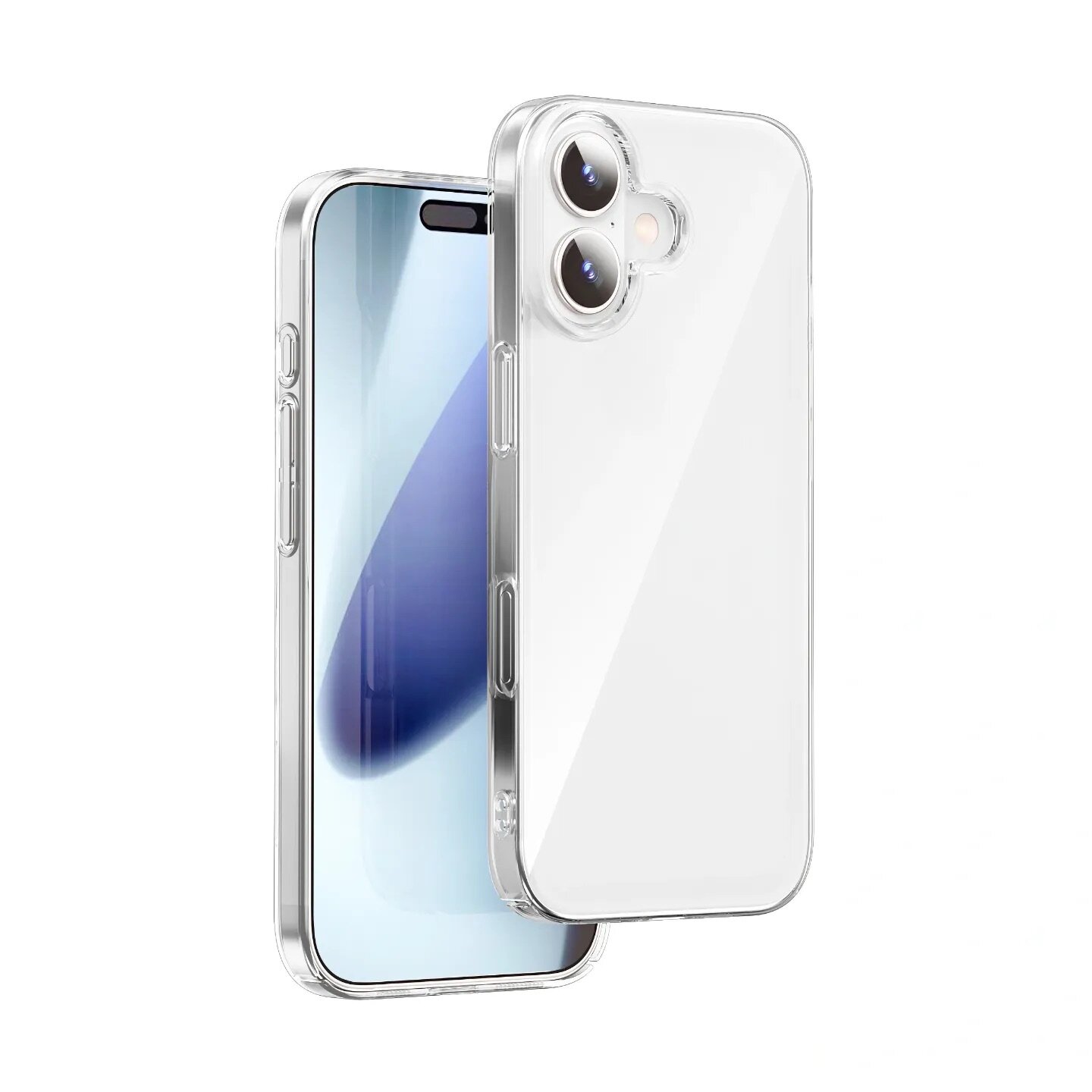 Силиконовый чехол-накладка на Apple iPhone 17, прозрачный