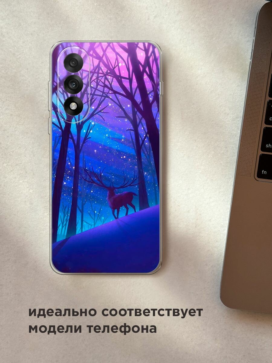 Чехол на OnePlus Nord 5 / Ван Плас Норд 5 с принтом "Северный олень" — фото 1