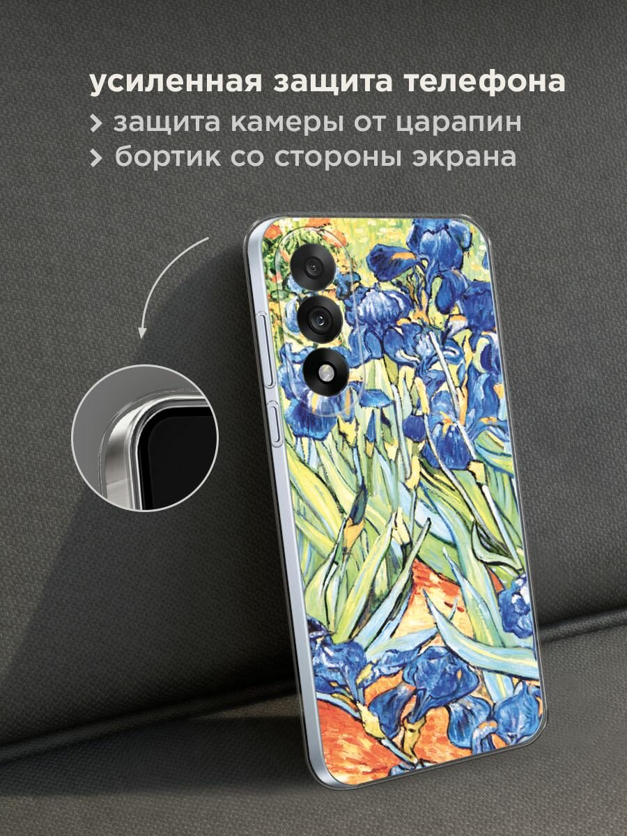 Чехол на OnePlus Nord 5 / Ван Плас Норд 5 с принтом "Ирисы Ван Гог" — фото 1