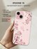 Чехол на Apple iPhone 15 / Айфон 15 с принтом "Ветви сакуры 1", прозрачный