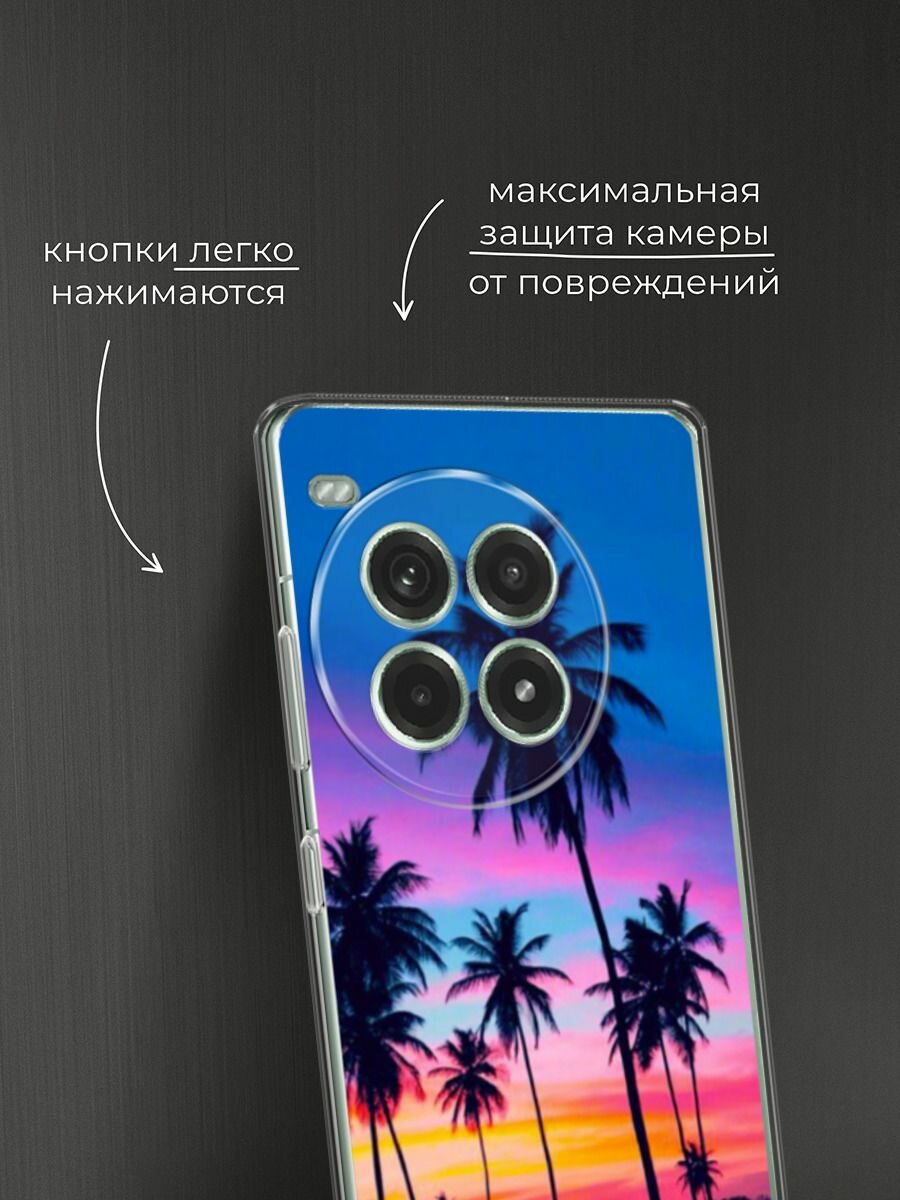 Чехол на OnePlus Ace 3 Pro / Ван Плас Эйс 3 Про с принтом "Закат 5" — фото 1