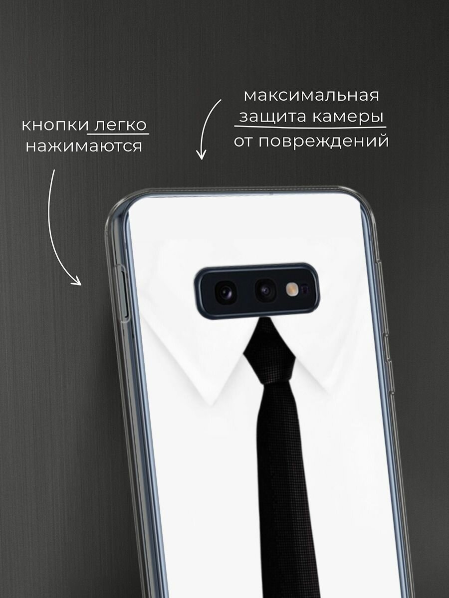 Чехол на Samsung Galaxy S10E / Самсунг Галакси S10E с принтом "Галстук" — фото 1