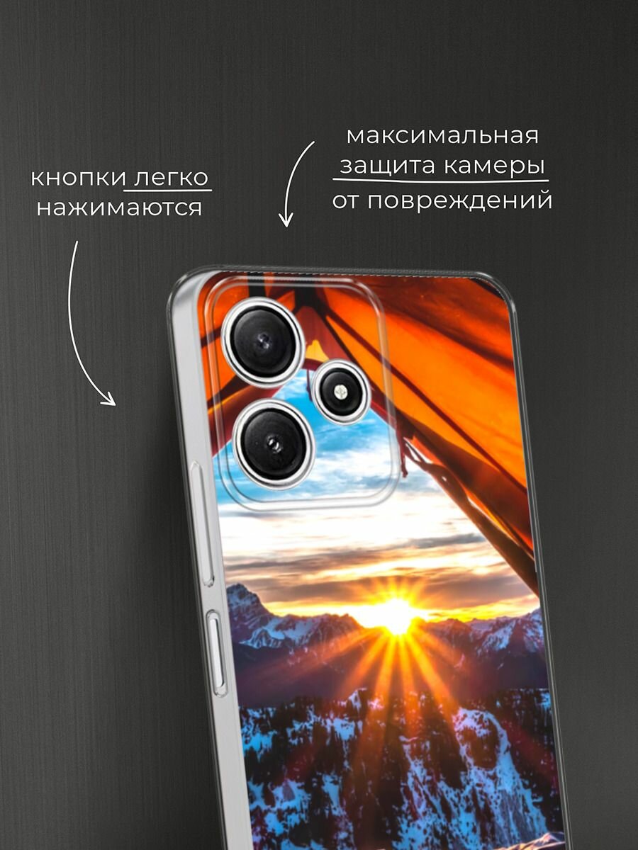 Чехол на Xiaomi Redmi 12 5G / Сяоми Редми 12 5G с принтом "Горы 7" — фото 1