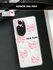 Чехол на Honor 200 Pro / Хонор 200 Про с принтом "Pink Bows", прозрачный