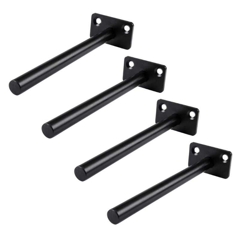 Упаковка из 4 штук, скрытая подставка для ламината, двойной Т-образный разделительный кронштейн-200 мм