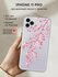Чехол на Apple iPhone 11 Pro / Айфон 11 Про с принтом "Ветка сакуры 2"