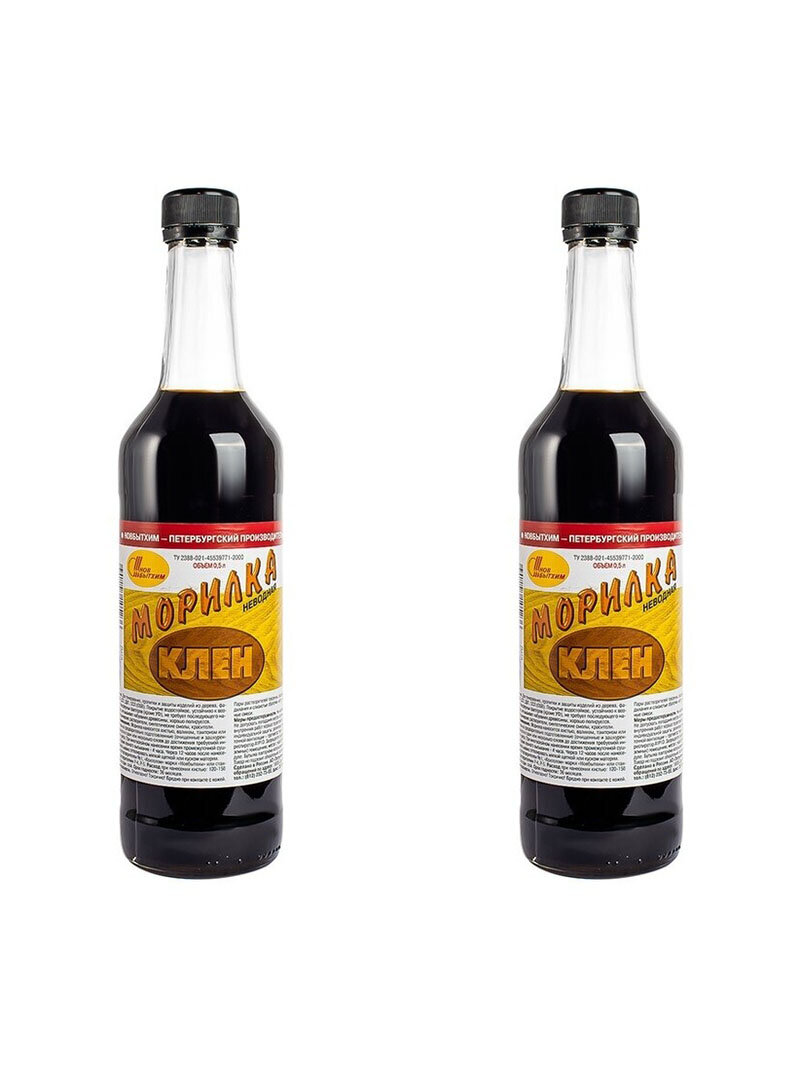Морилка неводная клен 0,5 л (2 шт.)