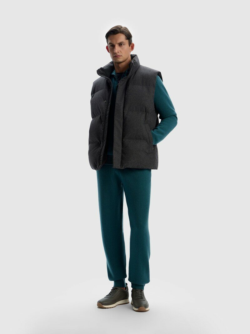 Брюки джоггеры из шерсти и кашемира