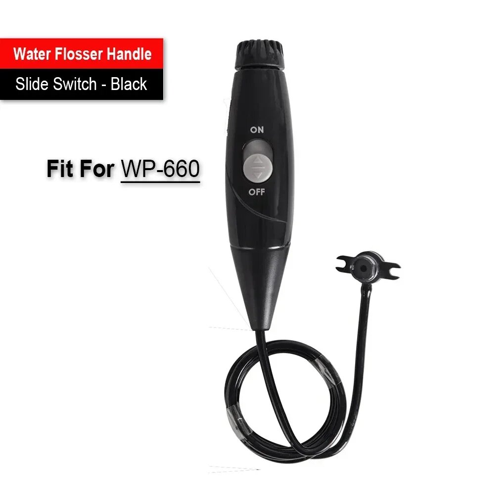 Ручка для ирригатора Waterpik NEWTRY WP660 - Slide Black