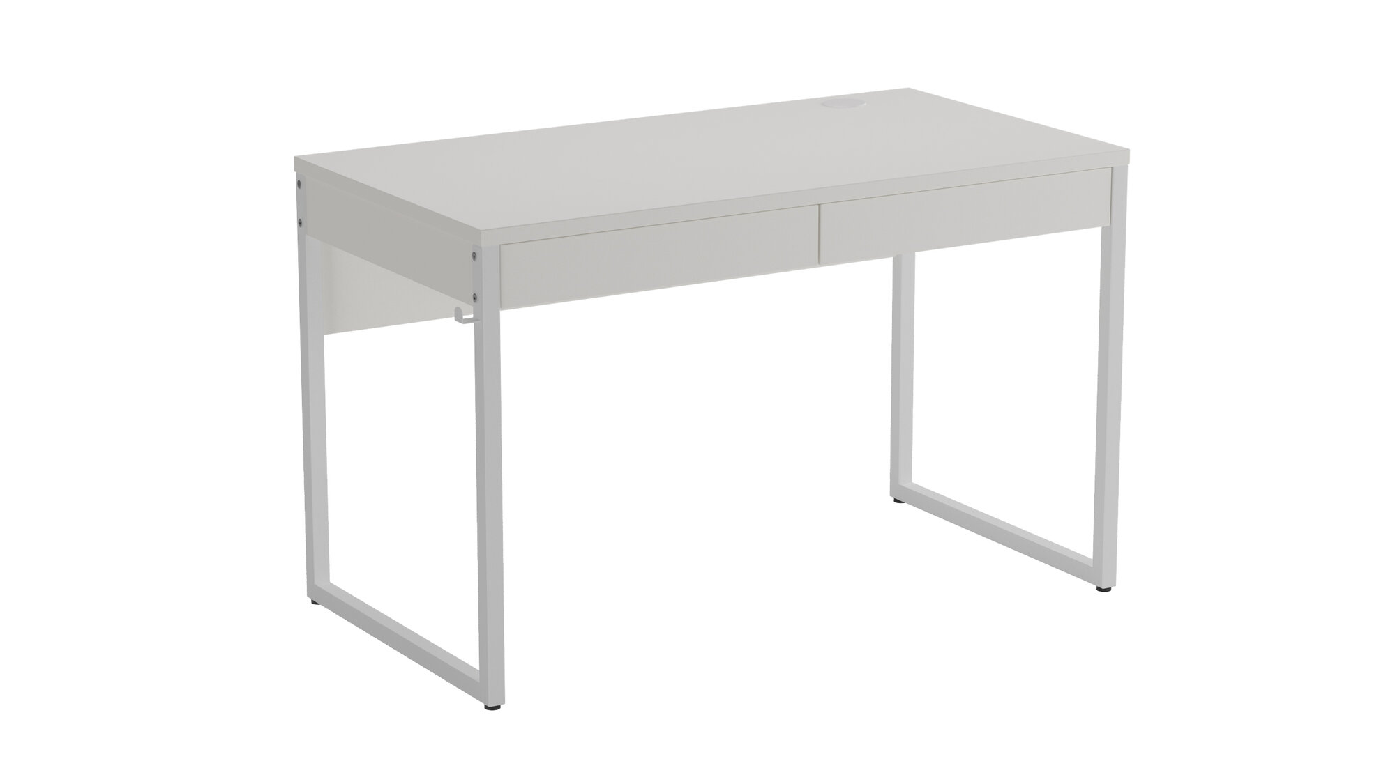 Стол рабочий "Орегон" (ЛДСП белый)