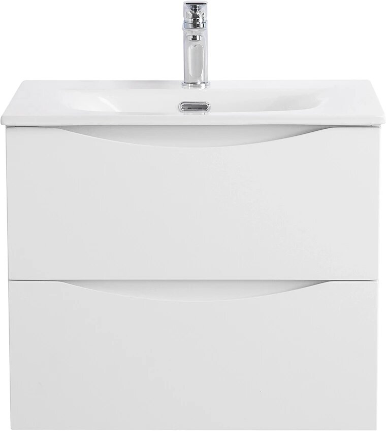 Тумба под раковину BelBagno Marino Bianco Opaco MARINO-CER-N-600-2C-SO-BO-P 59,6 см, подвесная, белый матовый