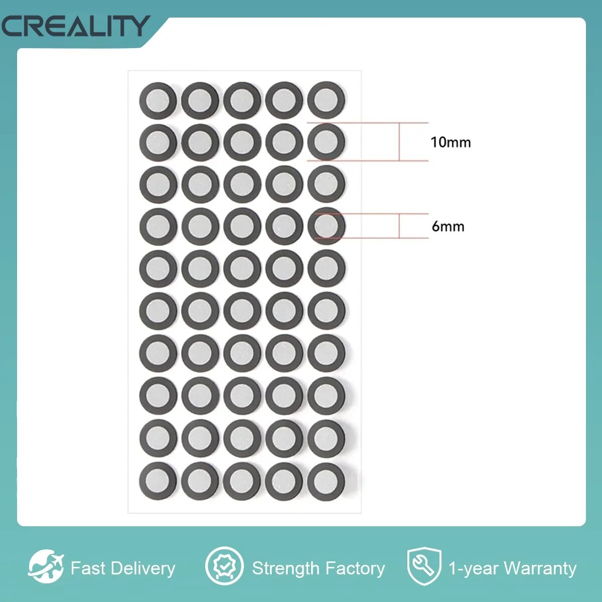 CREALITY 3/6 мм Маркеры для 3D сканирования 6mm - 10 Sheet