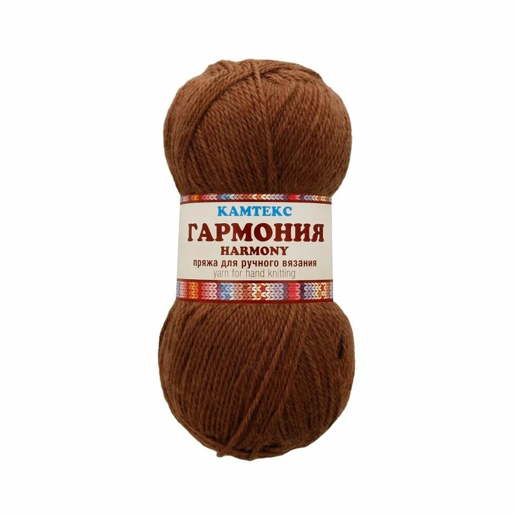 Пряжа Камтекс Гармония 233 (5 мотков по 100г/245м) кофе