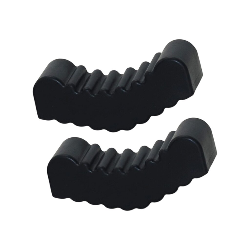 Комплект из 2 Резиновых Домкратов-подставок для Устойчивости Подъема 3-тонного/6-тонного транспортного Средства и защиты Рельсов Ремонтная накладка для Захвата Рельсов