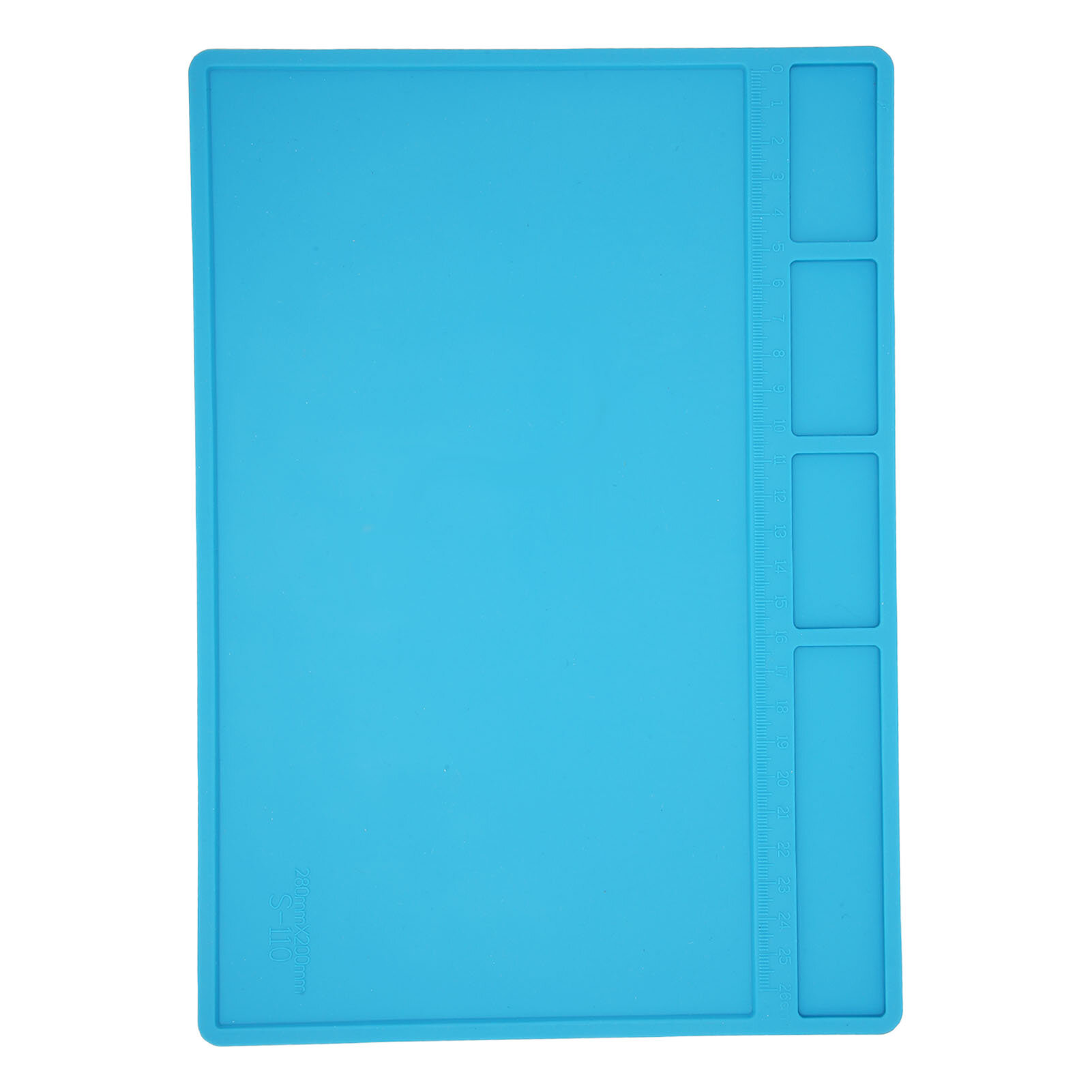 Силиконовый коврик для пайки, антистатический термостойкий коврик со шкалой для электроники