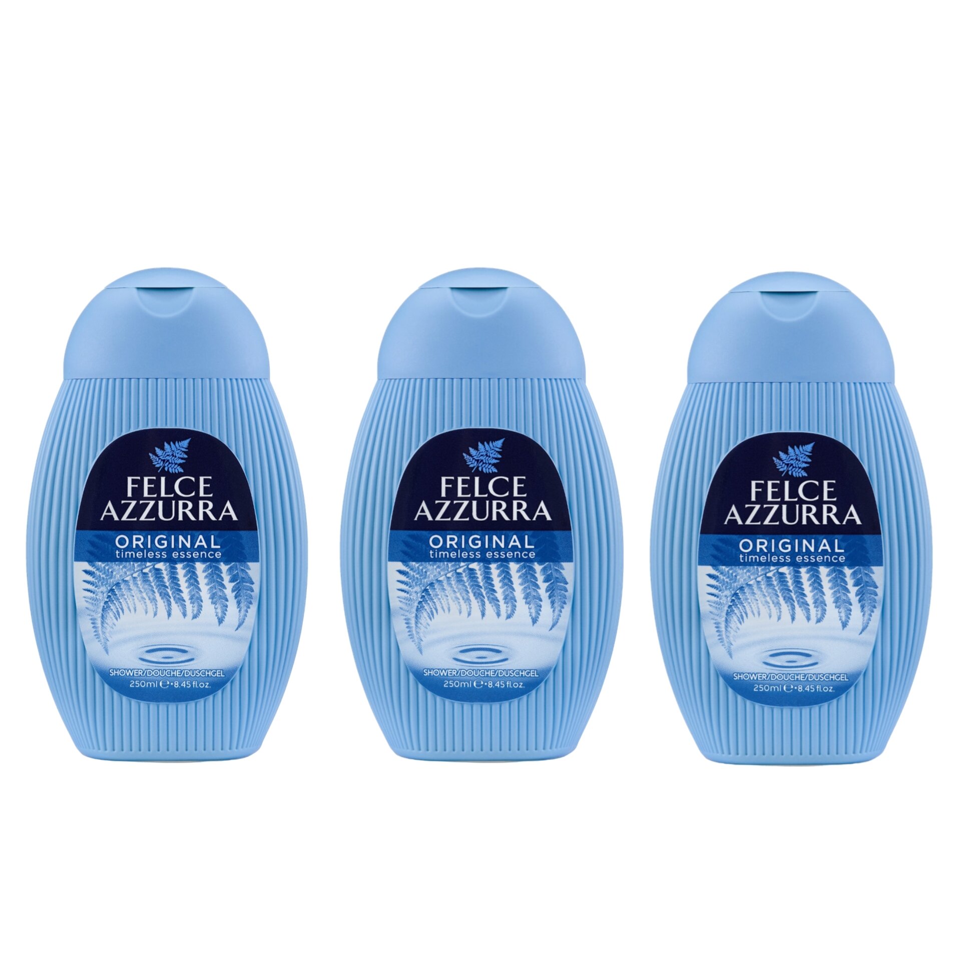 Подарочный набор Felce Azzurra гелей для душа «Неповторимый аромат блаженства» 3 шт. по 250 мл