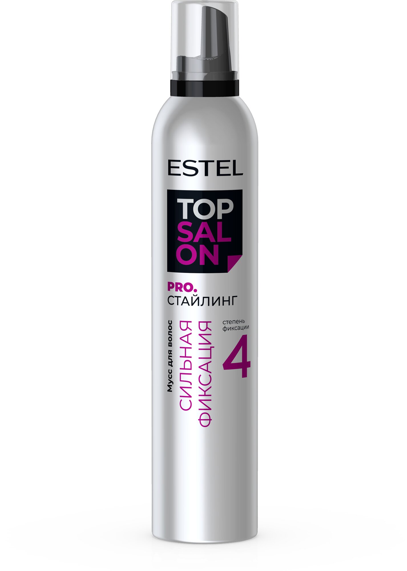 Мусс для волос ESTEL TOP SALON PRO. Стайлинг сильная фиксация (350 мл)