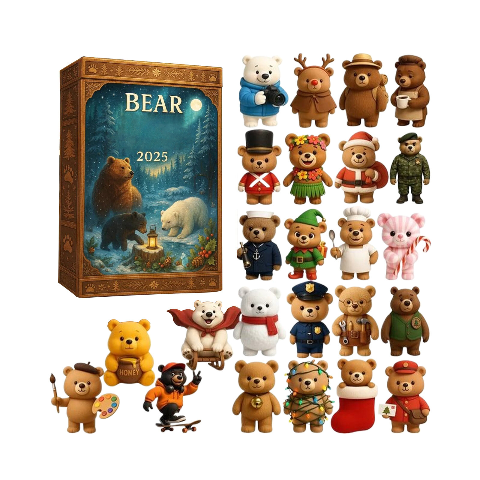 Адвент-Календарь на 2025 Год Рождественский календарь