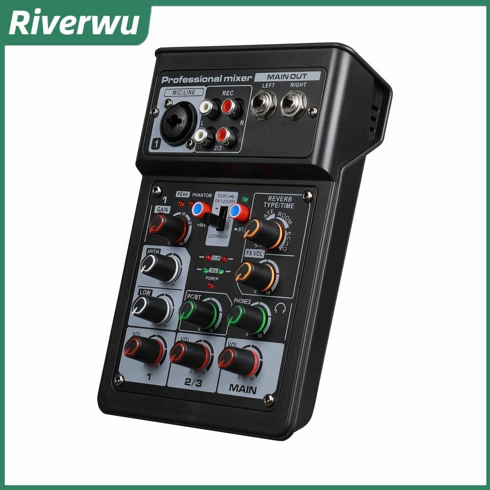 Звуковой микшер 3 канала, беспроводной, для DJ и студийной записи