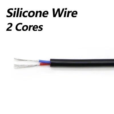 Красный, черный гибкий силиконовый резиновый провод 2 3 4 6 ядер квадратный 0,3 0,5 0,75 1 1,5 2 2,5 4 6 мм высокотемпературный силовой медный кабель