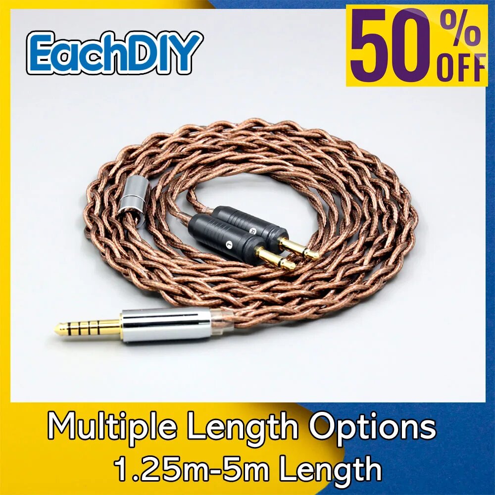 Кабель для наушников Focal Clear Elear Elex Elegia Stellia Celestee 1.2m, 4.4mm Male balanced