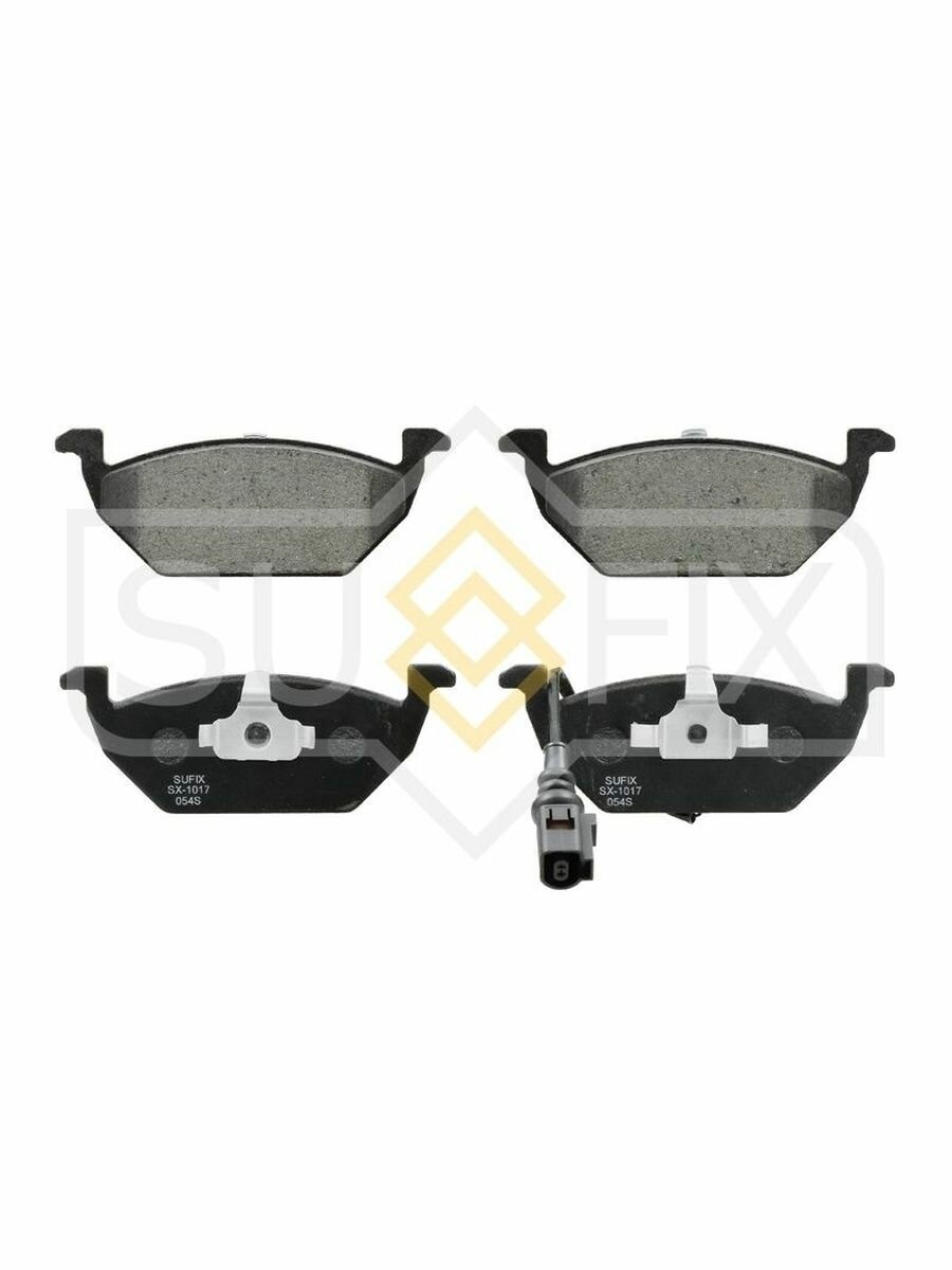 Колодки тормозные передние SUFIX SX-1017