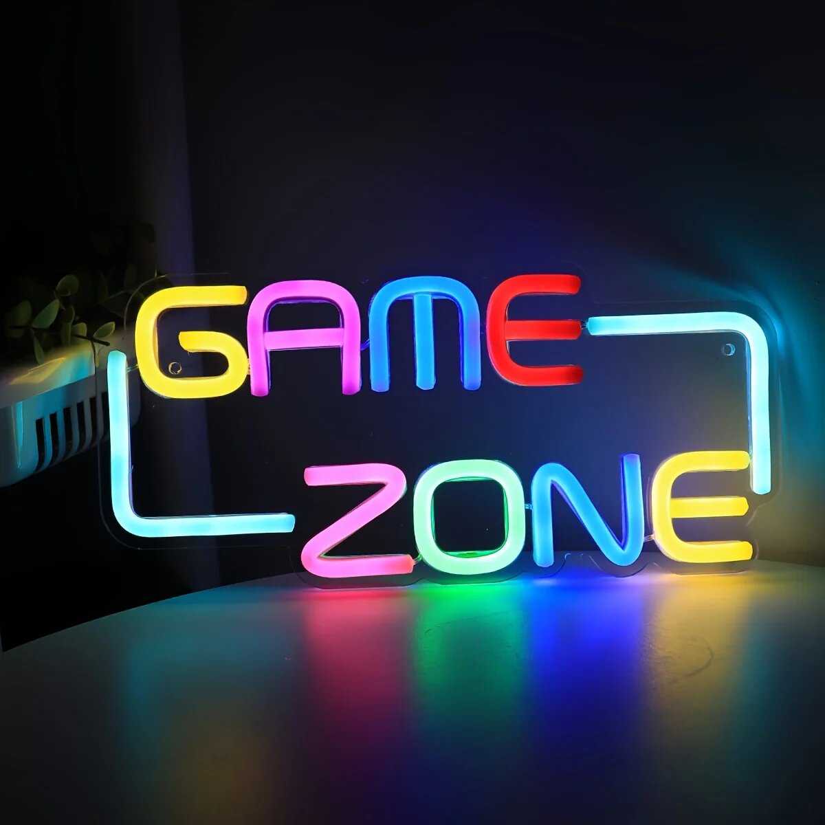 Неоновая вывеска Game Zone, акрил