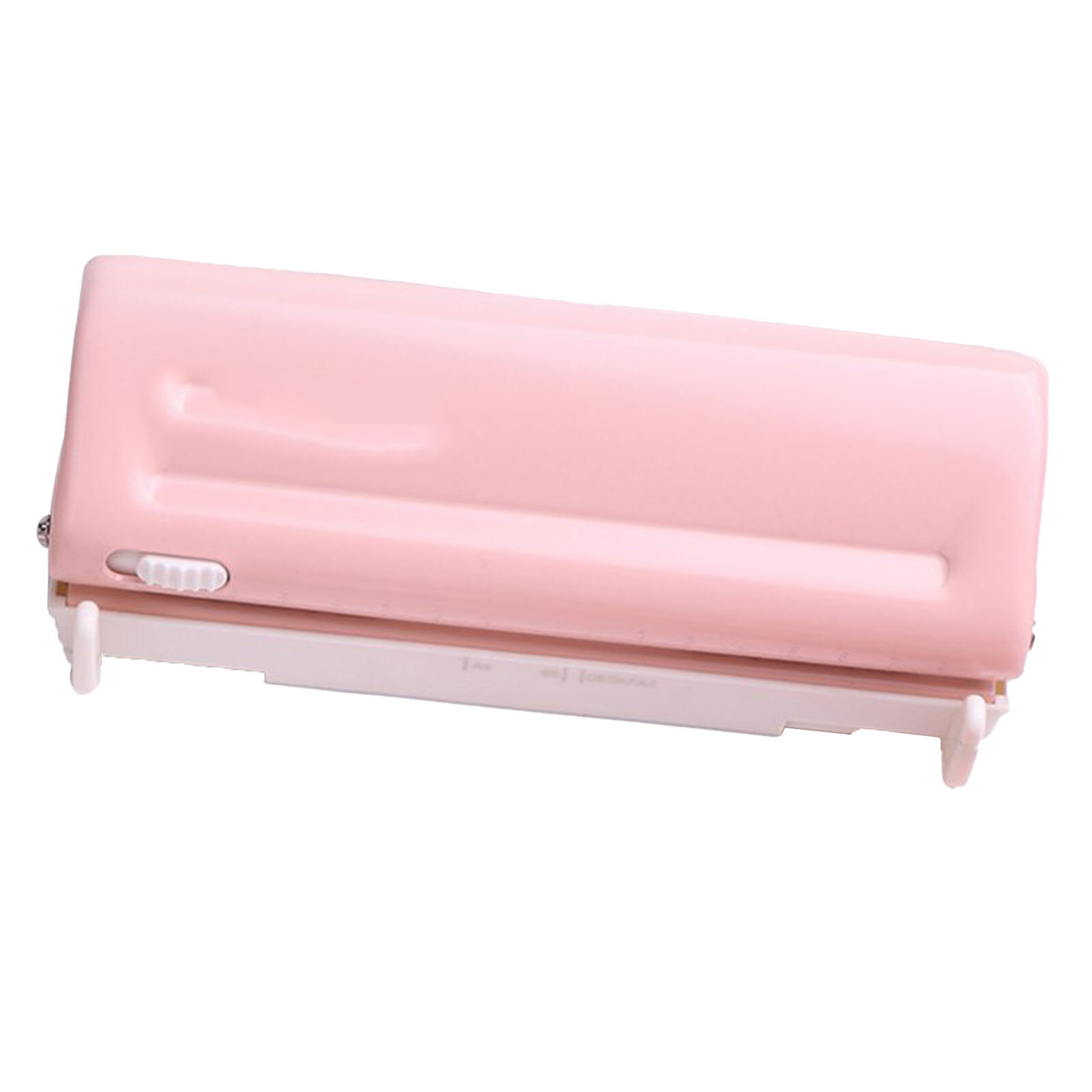 Дырокол-планировщик на 6 и 9 отверстий, с регулировкой, ручной, для бумаги, розовый