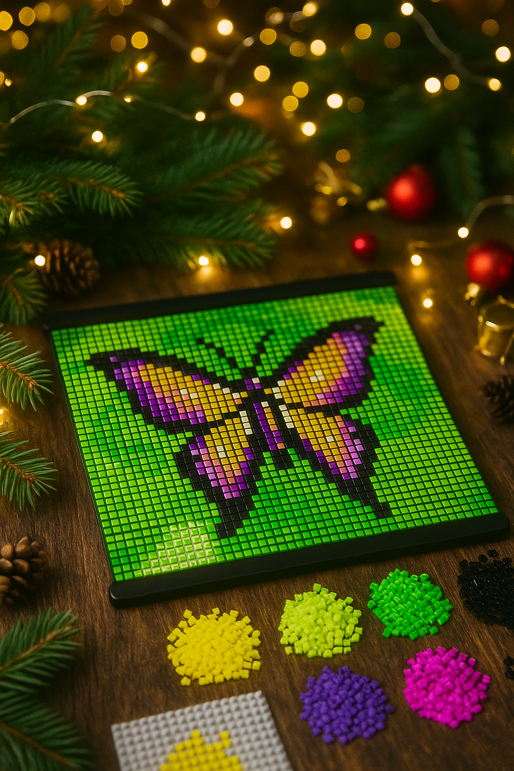 Набор термомозаики для творчества "Бабочка", 3200 штук (. Ф)