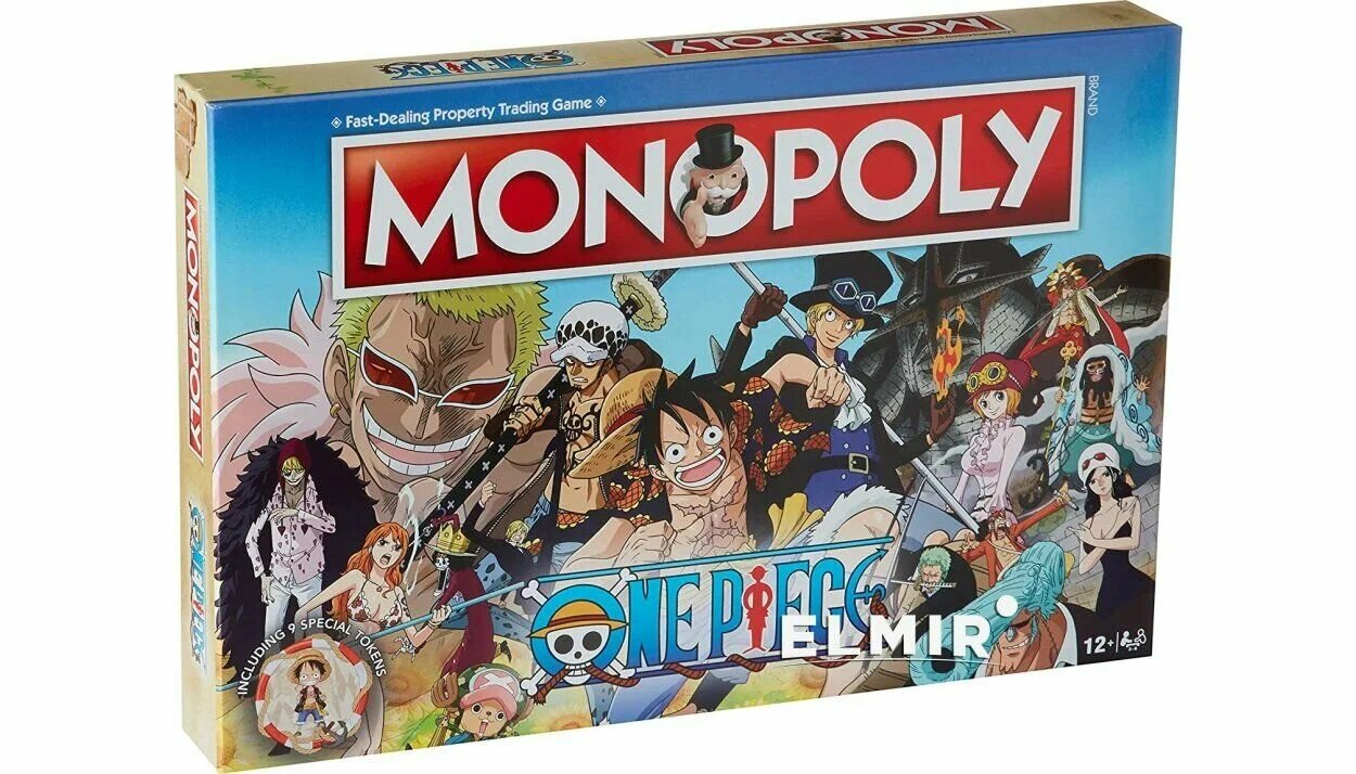 Игра настольная Winning Moves One Piece Monopoly (36948)-подарок