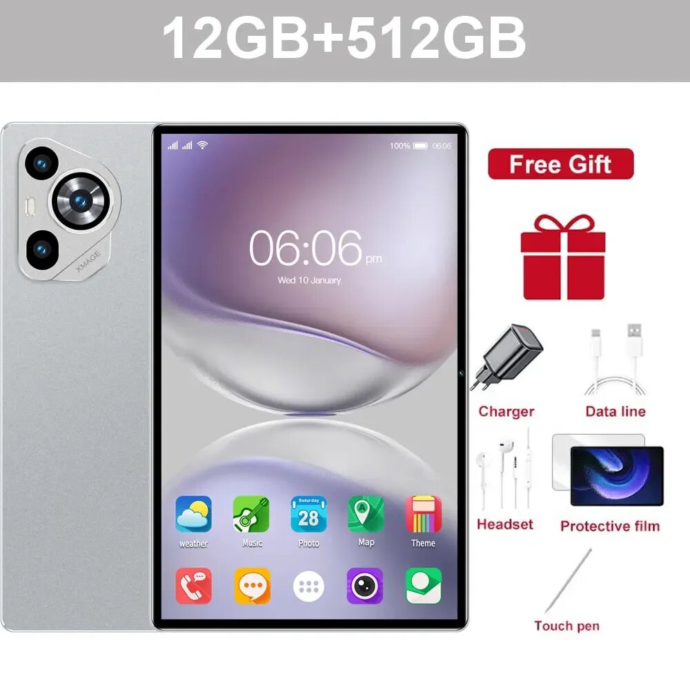 Chycet Pad 7S Pro детский планшет 11,6 дюймов 22 ГБ