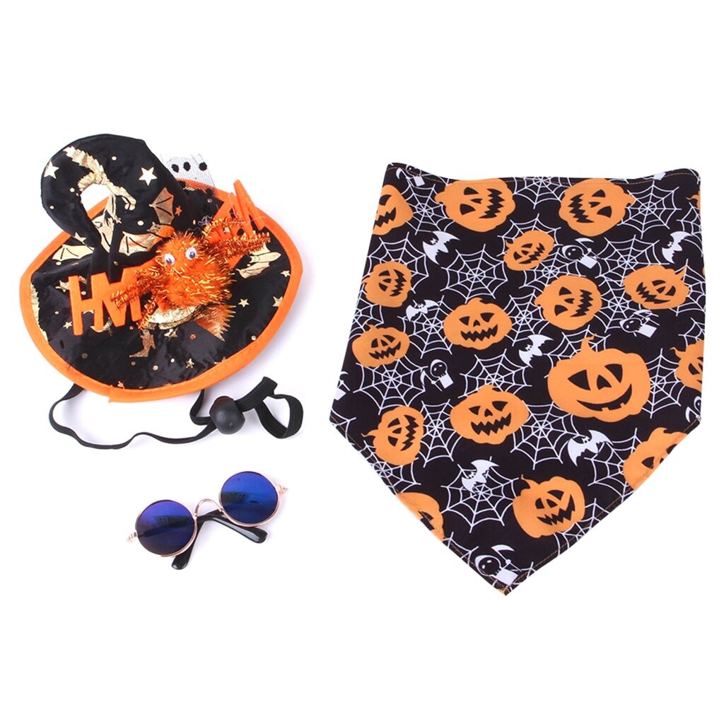 Funny Pet Cat Clothes Halloween Cosplay Set Dogs Costume Christmas Dressing-Up