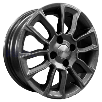 Литой колесный диск Khomen Wheels KHW1406 (Honda Civic) 5,5x14/4x100 ET45 D56,1 Gray