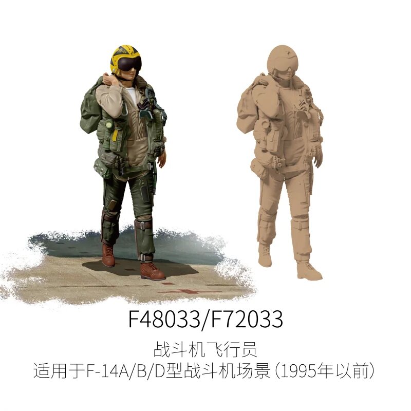 Миниатюрный истребитель-пилот Galaxy F48027-36 1/48 F48033 1 unit