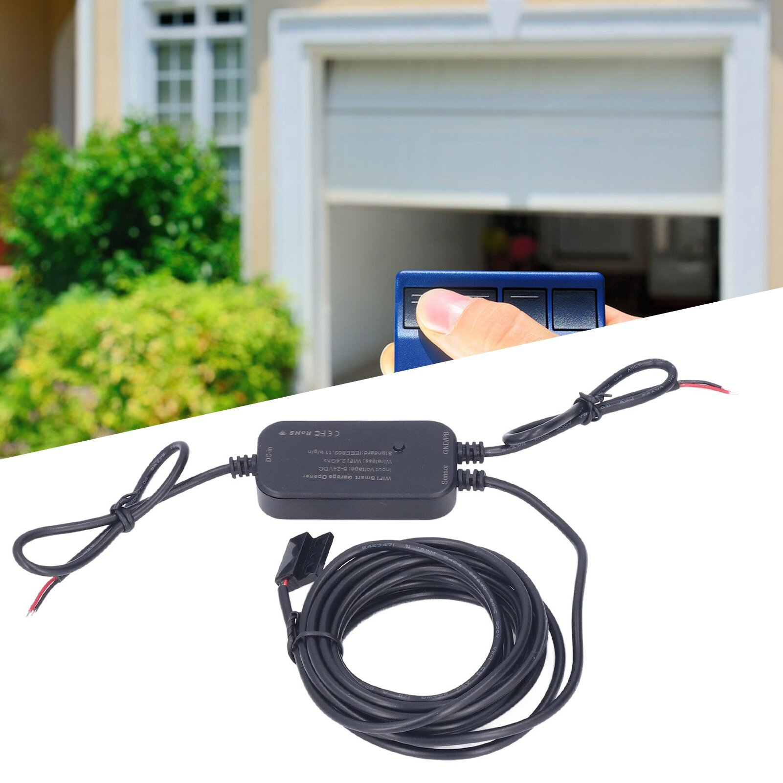 Интеллектуальный Wi-Fi переключатель гаражных ворот, устройство открывания гаражных ворот, пульт дистанционного управления, контроллер гаражных ворот для дома